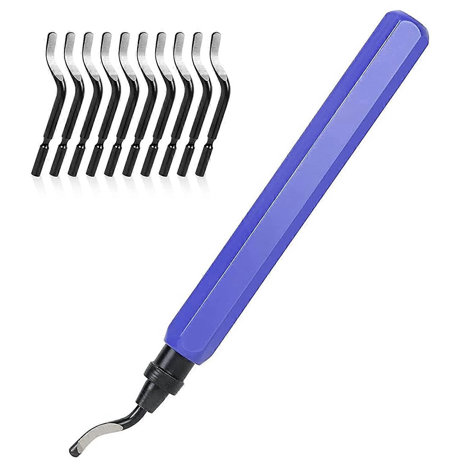 Deburring Tool, Hand Deburring Tool Set, 1PCS Deburrer Metal Handle+1x ...