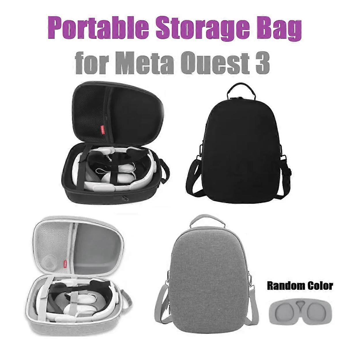 Storage Bag with Shoulder Strap for Meta Quest3 VR Headset Case for ...