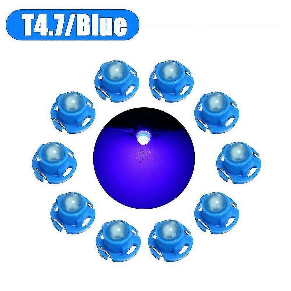 10x Blue T4.7 SMD LED Bulbs For Instrument Gauge Cluster Dash Light W ...
