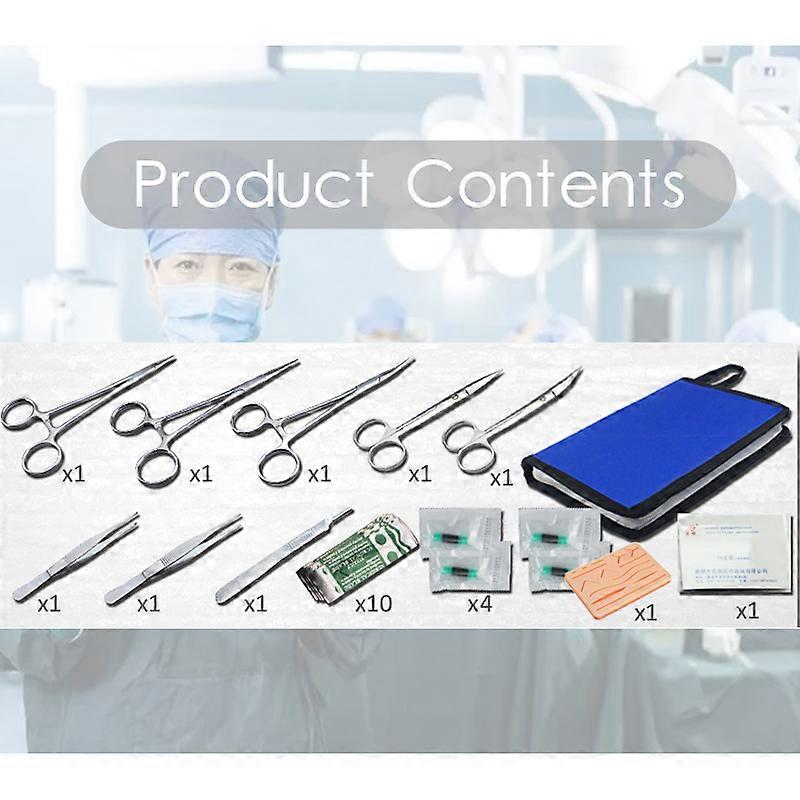 Medical Student Nurse Suture Surgery Practice Kit Surgical Training Set ...