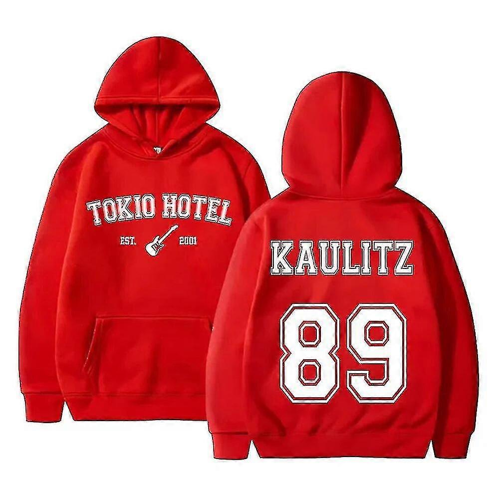 Tokio Hotel Hoodies Rock Band Pullovers Bill Kaulitz Print Sweatshirt ...