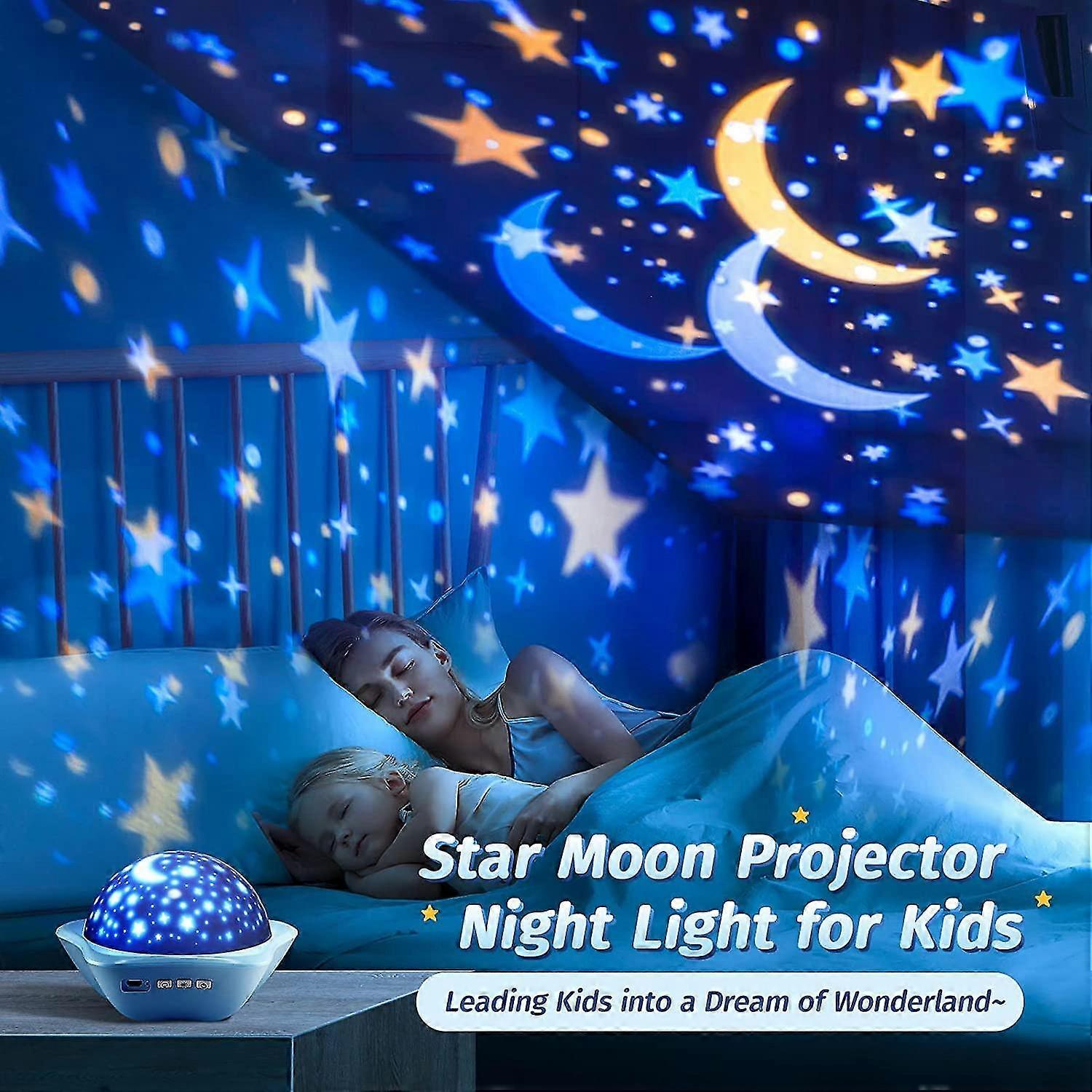 Starry Sky Projector Galaxy Night Lights Star Moon Projector Led ...