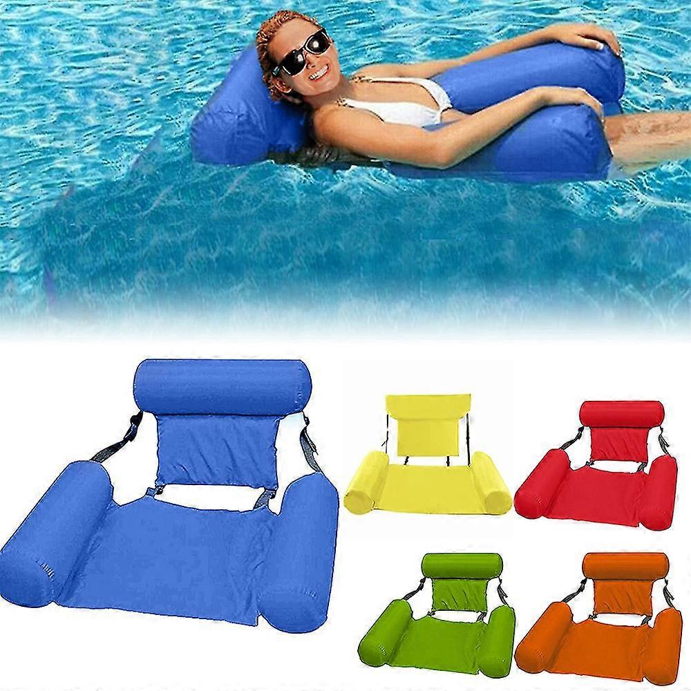 Water Hammock Swimming Pool Beach Floating Recliner Inflatable Water ...