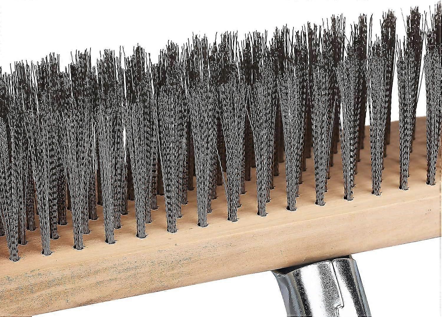 Wire Broom Brush Stainless Steel Floor Scrubbing Brush Courtyard Weed ...