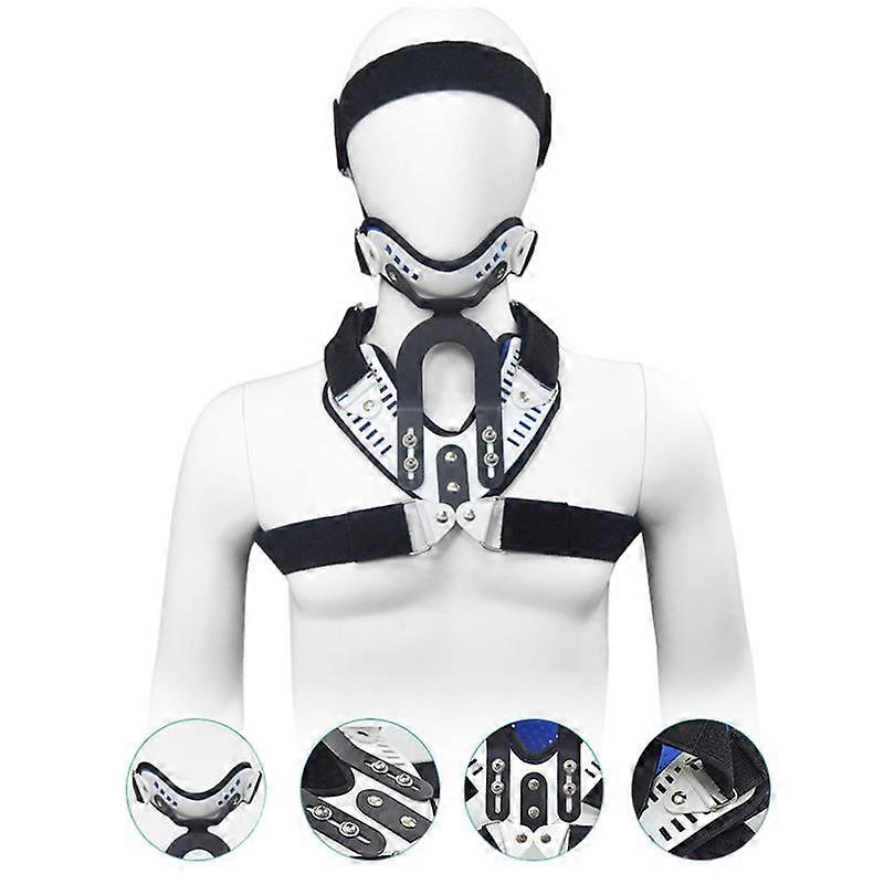 MIMIGO Cervical Thoracic Corrector Orthosis,Adjustable Head Neck Chest ...