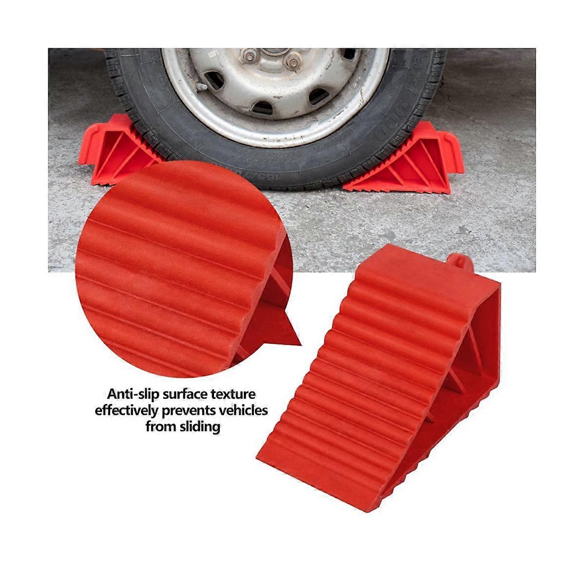 2Pack Wheel Chocks Plastic Heavy Duty, Tire Chocks for Travel Trailers ...