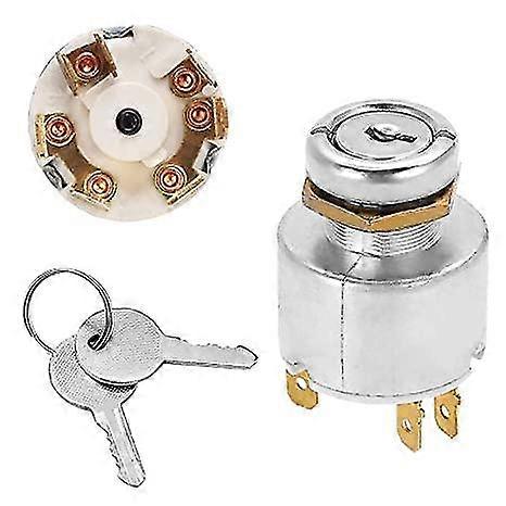 Universal Ignition Lock Key Switch Tractor Ignition Switch Ignition ...