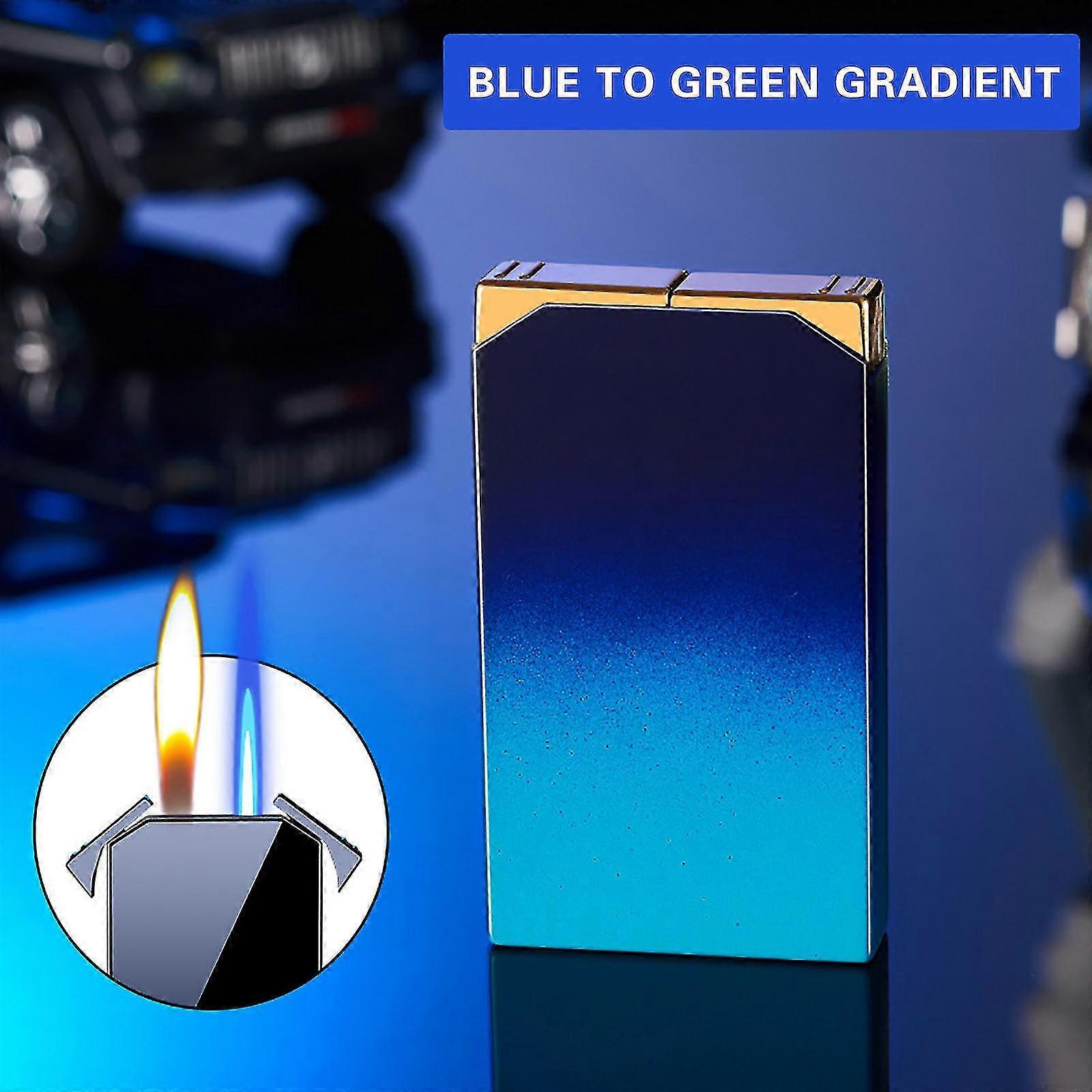 Dual Flame Lighter Omkopplingsbar facklare och mjuk flamtändare 2 i 1 ...