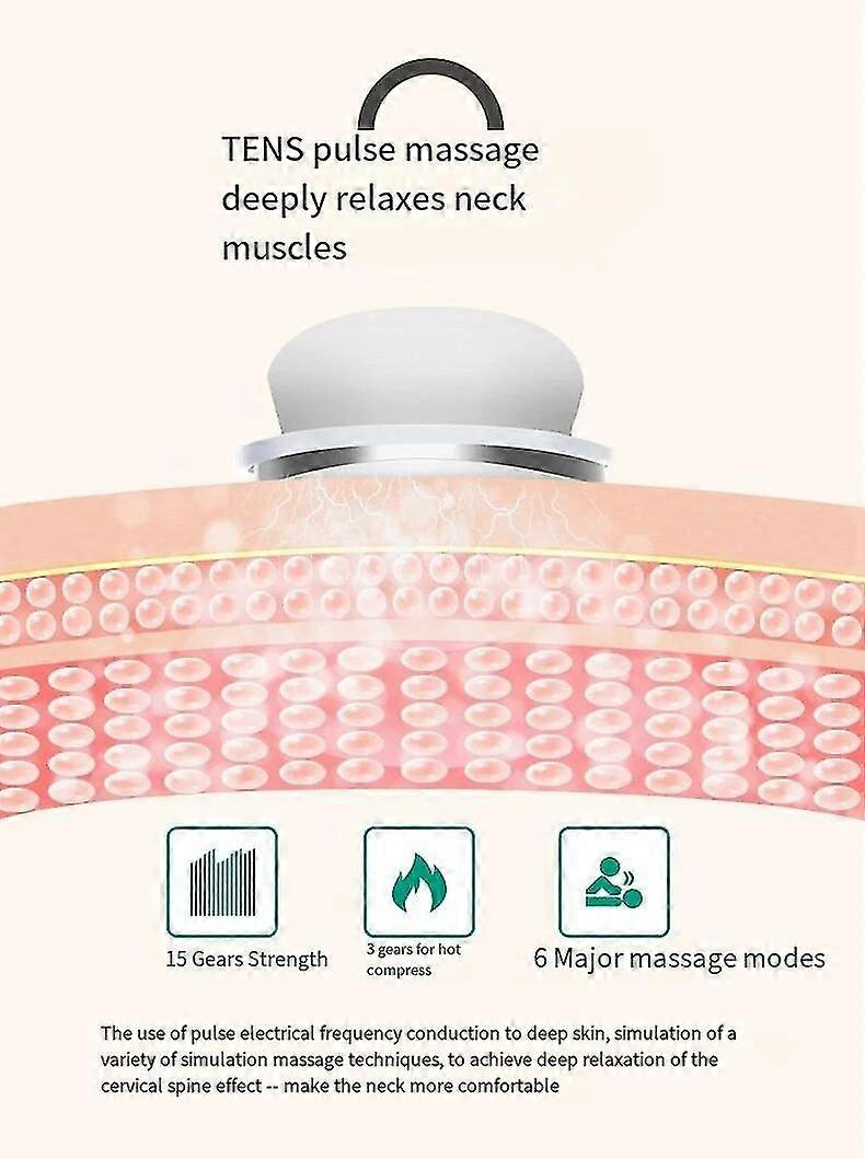 Neck Massage Instrument 6 Head Neck And Shoulders Massager Tens Muscle ...