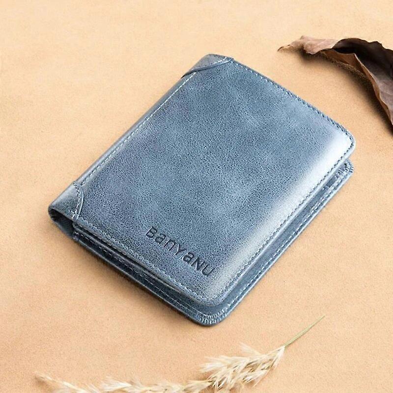 Luxury Anti Rfid Men Wallet Genuine Leather Men Wallets Short Male ...
