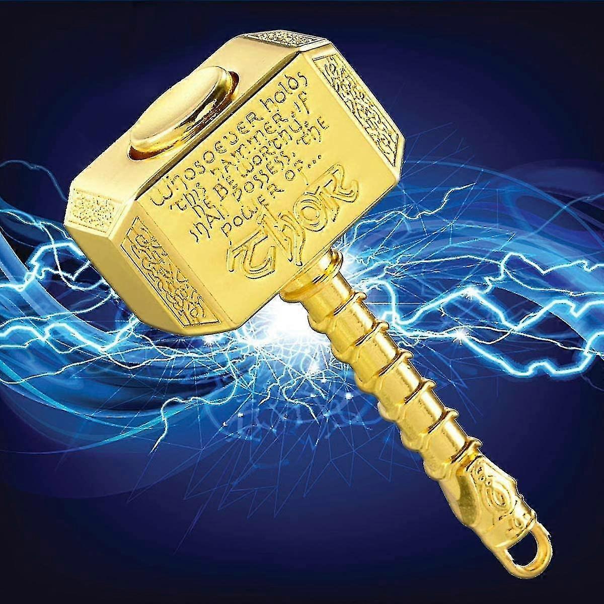 Thor Hammer Fidget Spinner Cube Metal, Fidget Cube Hand Spinning Top ...