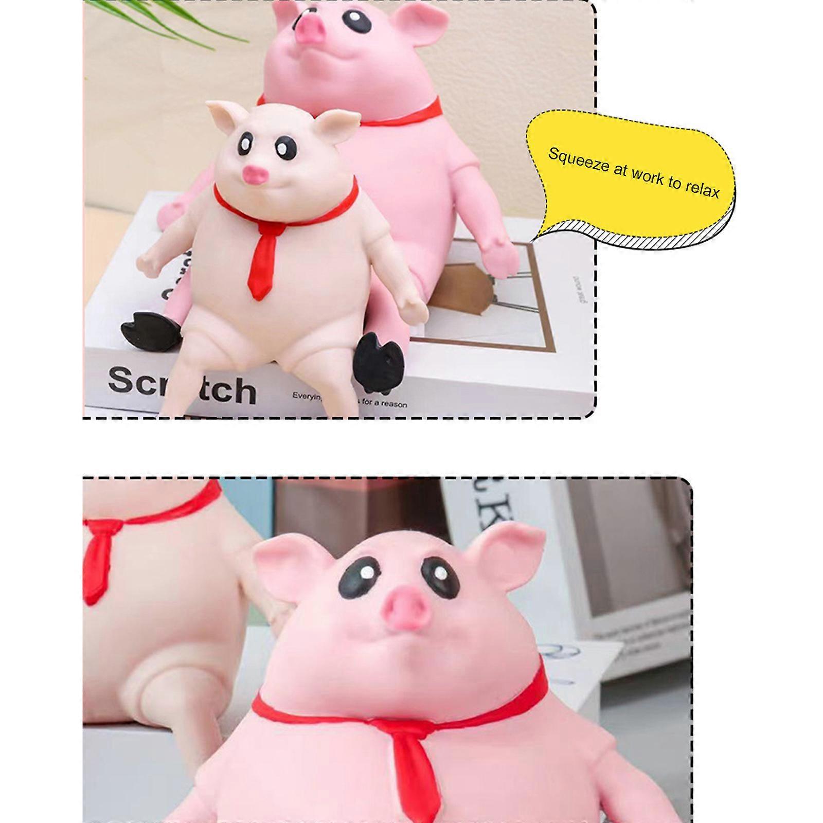 Brand New Pig Decompression Vent Toy, Pig Squeeze Toys Pink Pig Squishy ...