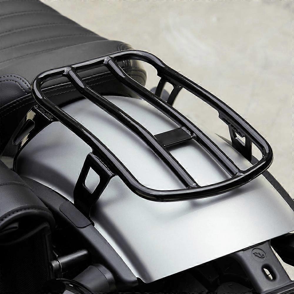 Motorcycle Rider Solo Seat Luggage Rack With Driver Backrest Sissy Bar For Indian Scout Rogue ...