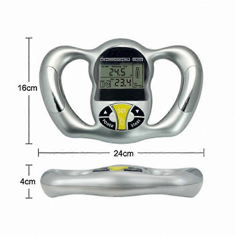 Body Fat Meter Handheld Digital Body Fat Analyzer Bmi Electronic Body ...