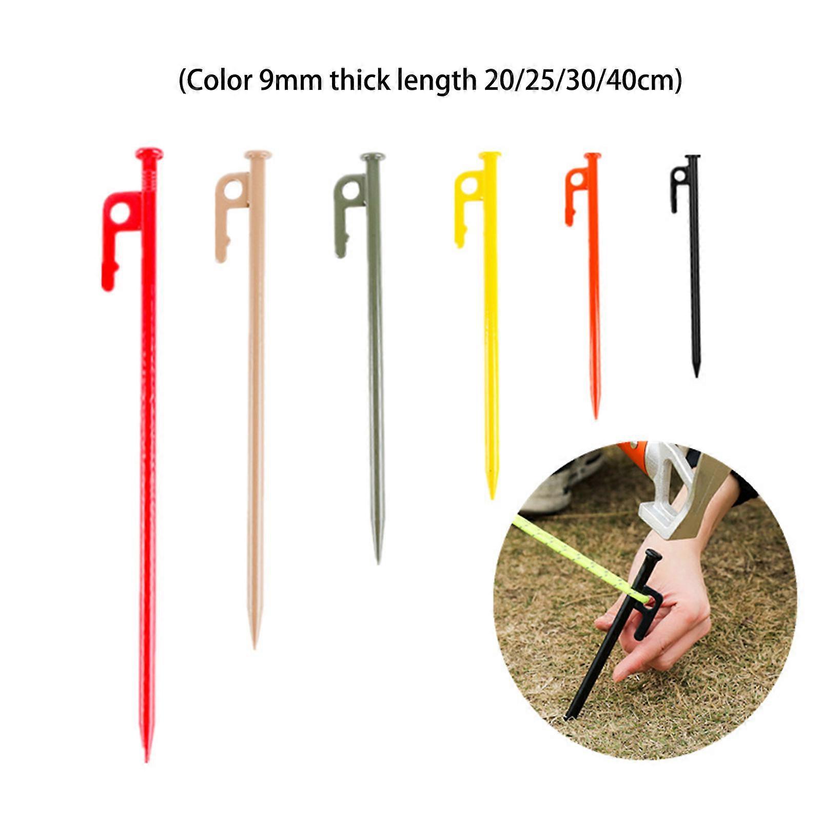 4 Pcs Heavy Duty Tent Peg Durable Camping Peg Lengthen Steel Tent ...