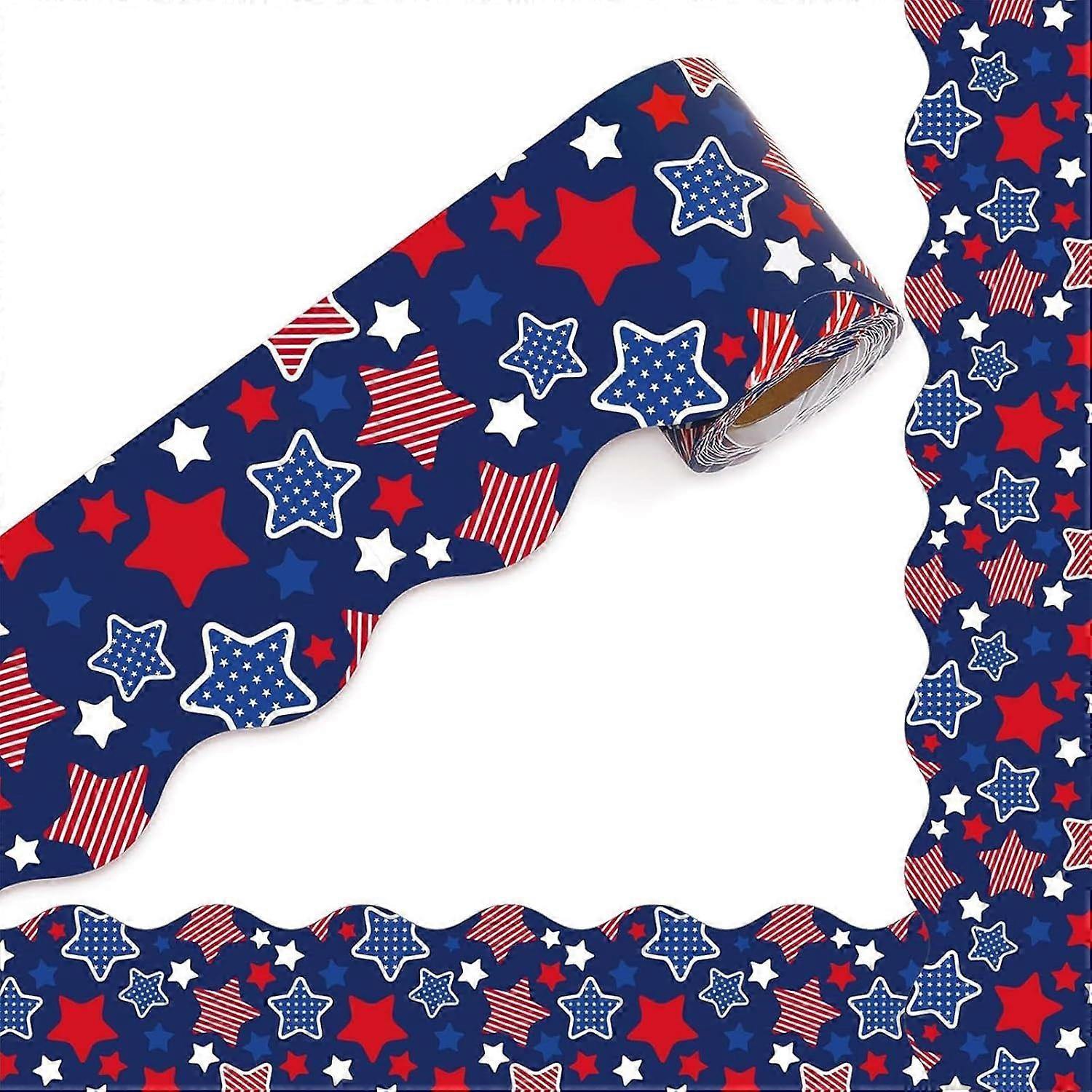 4th of July Border, Classroom Bulletin Board Decoration, Independence ...