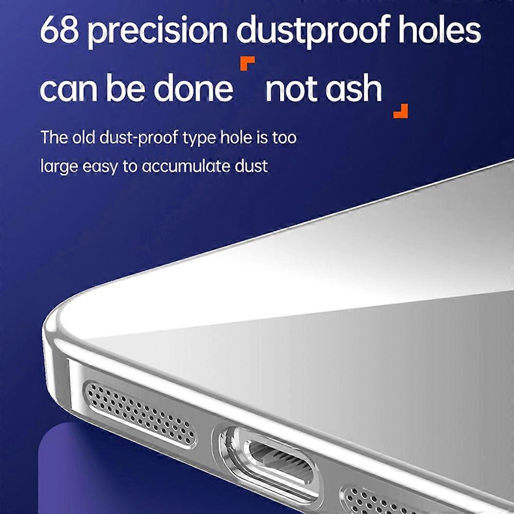 For iPhone 17 Case Ultra Thin Electroplated TPU Clear Phone Cover ...