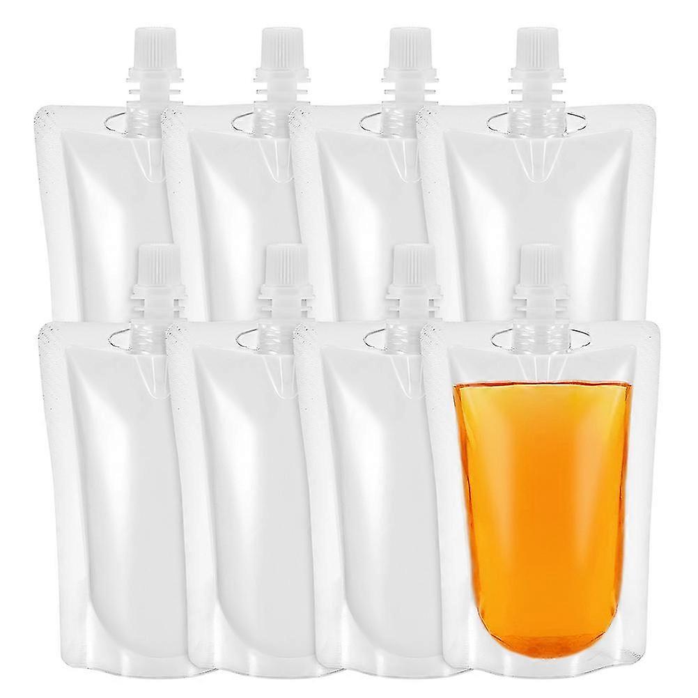 100pcs Transparent PE Disposable Beverage Bags, Portable Flasks for ...