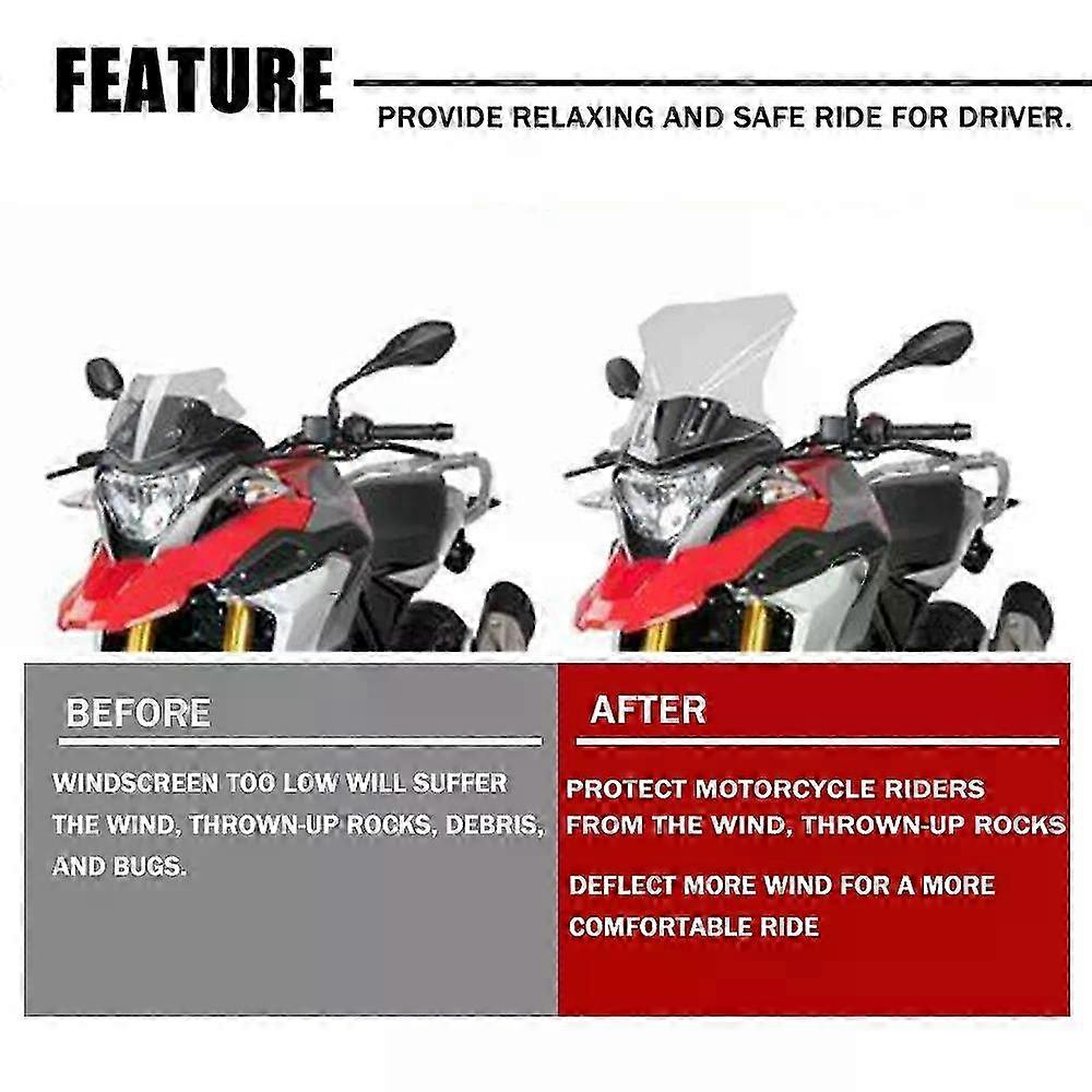 Motorcycle Accessories For BMW G310GS 2017-2025 WindScreen Windshield ...