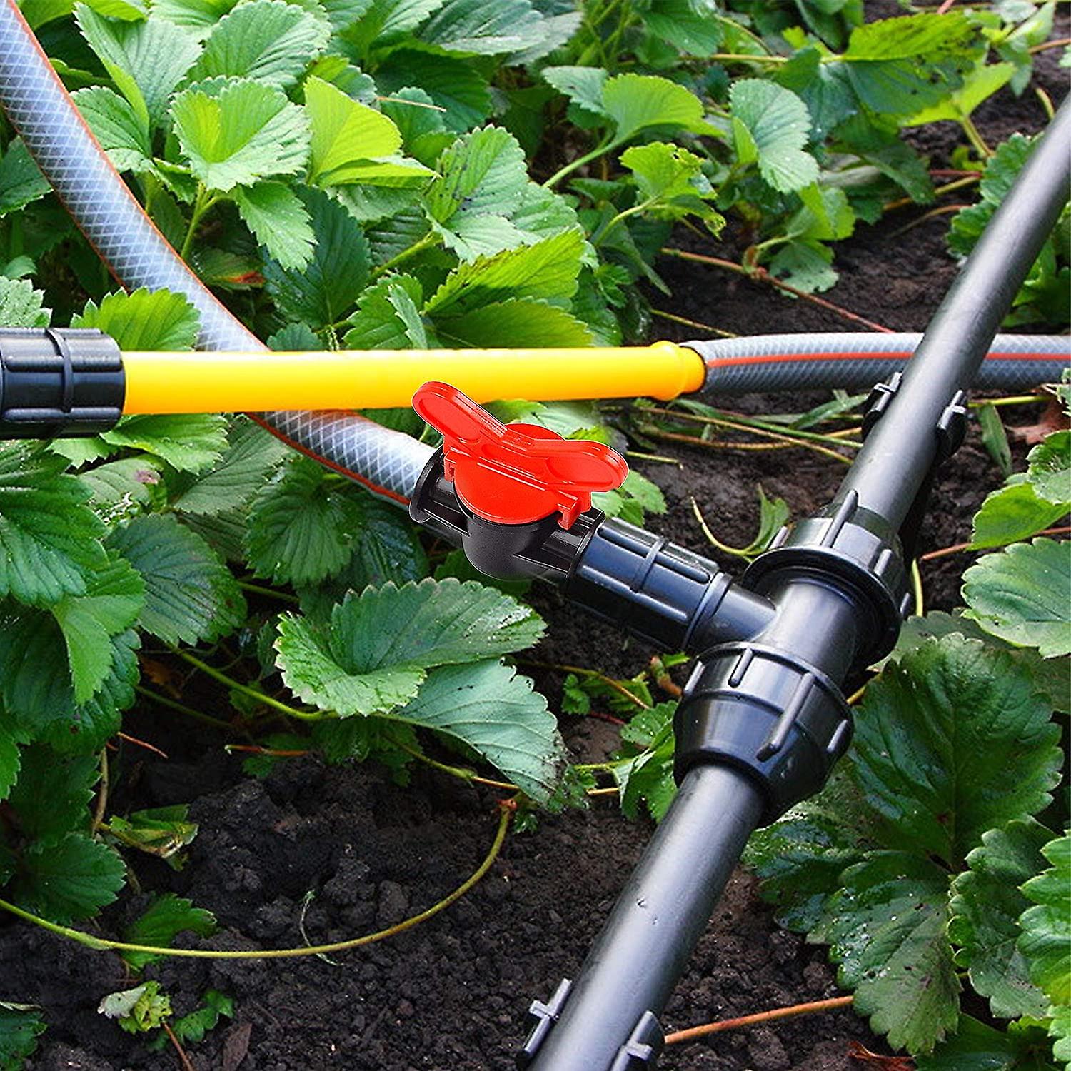 20 Pieces Irrigation Stop Valve Drip Straight Drip Valve 16pe Stop ...