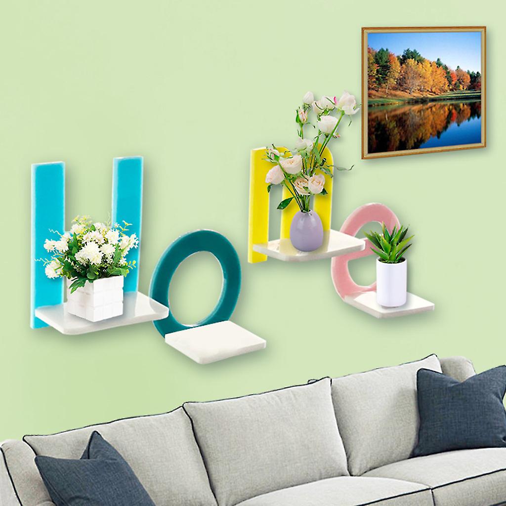 Wall Mounted Floating Shelves Mounting Bracket Resin Mold Shelf ...