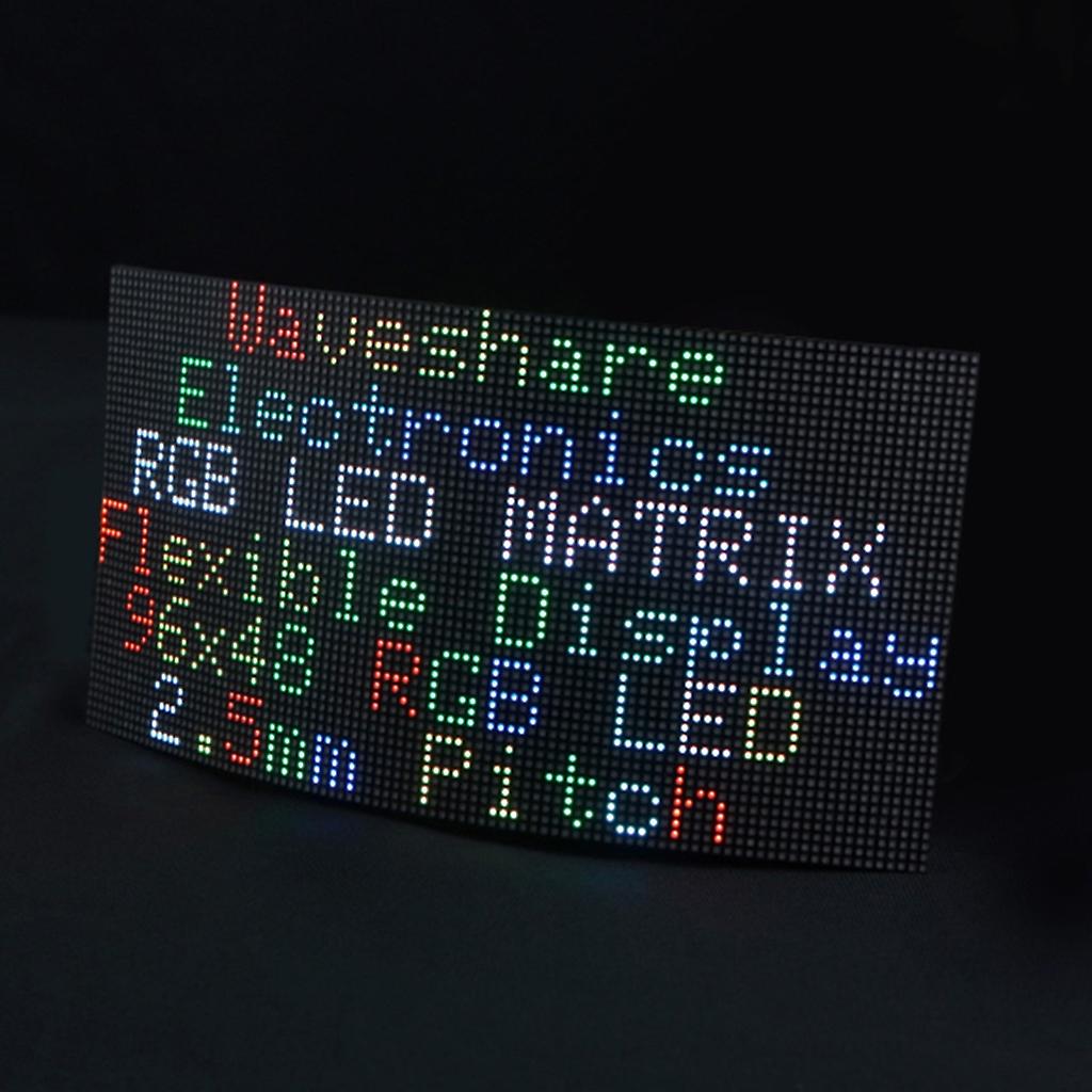 96x48 RGB Flexible LED Panel Matrix Programmable Addressable NeoPixel ...