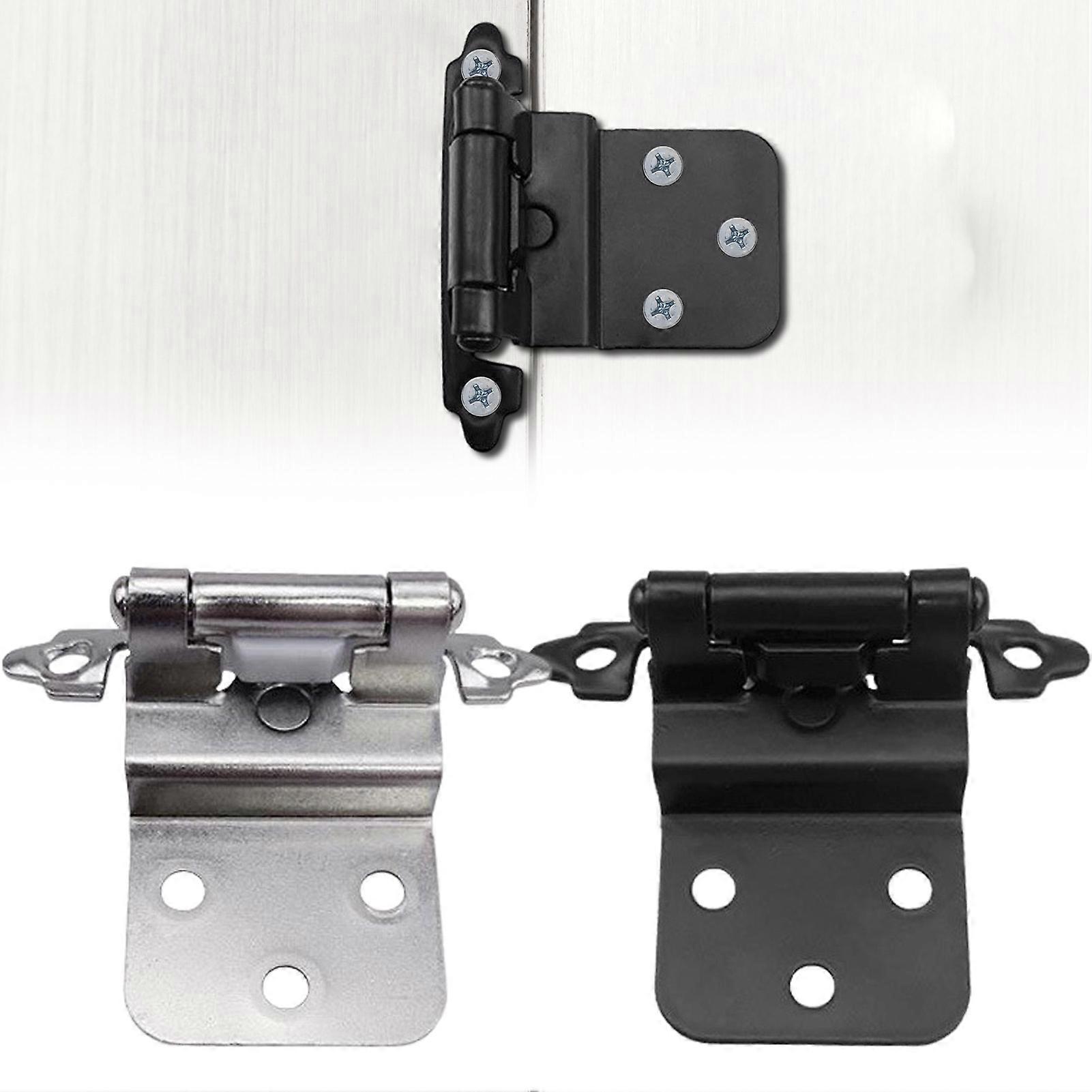 10 Pcs American Hinges Inset Spring Matte Cabinet Hinges Self Closing ...