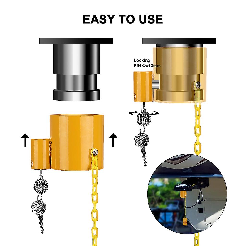Stainless Steel 5th Wheel King Pins Lock Anti Rust Heavy Duty Trailer ...
