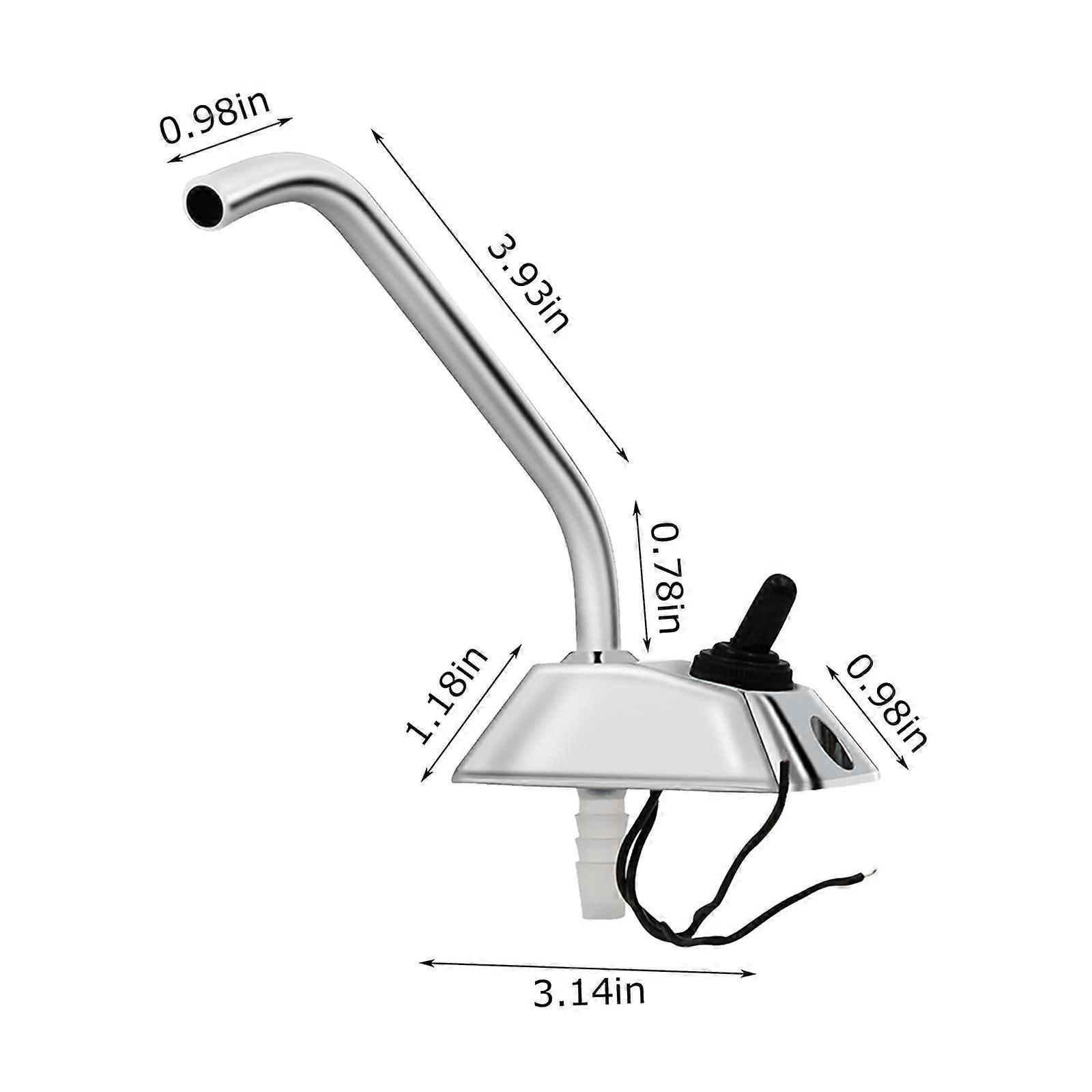12V DC electric tap, 360 rotating tap, electric water pump tap with ...