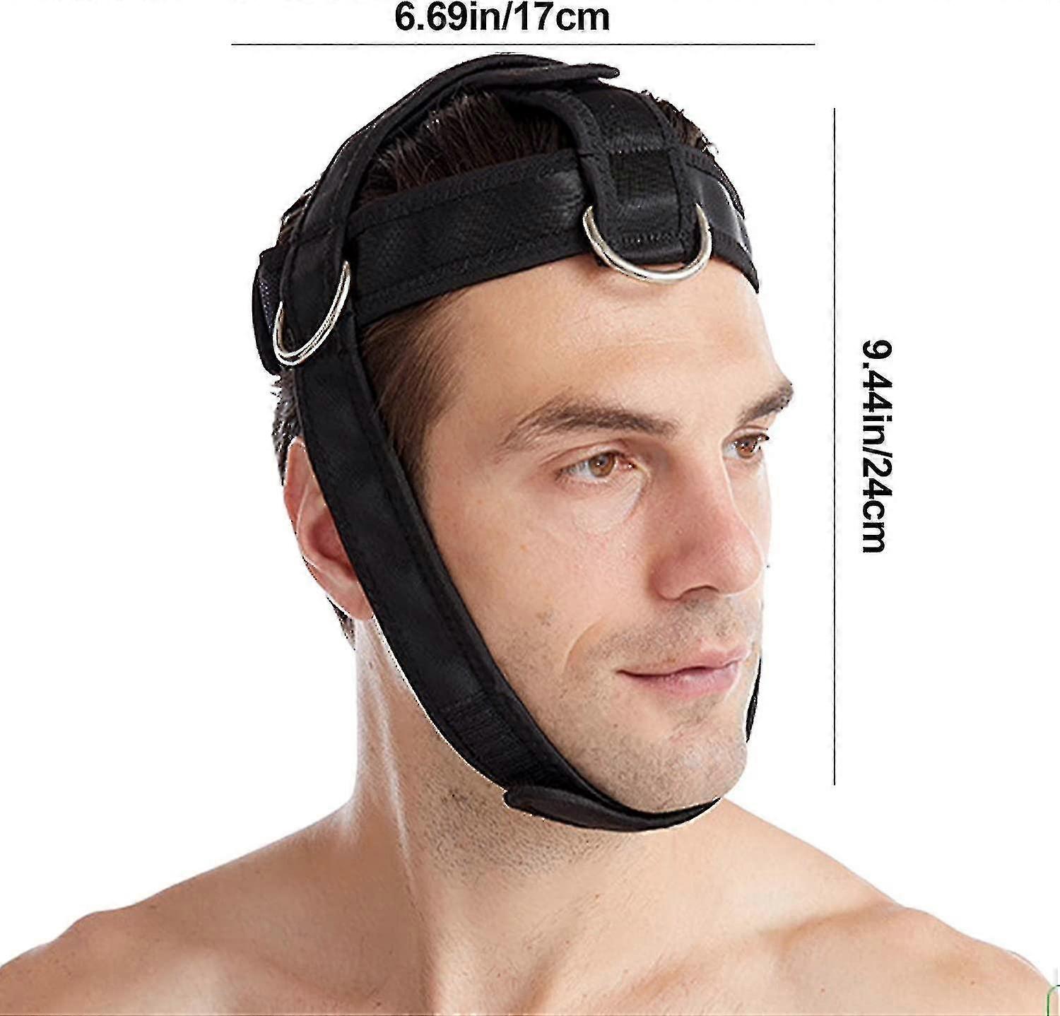 Fitness Neck Head Harness Neck Training Weight Lifting Strength Trainer ...