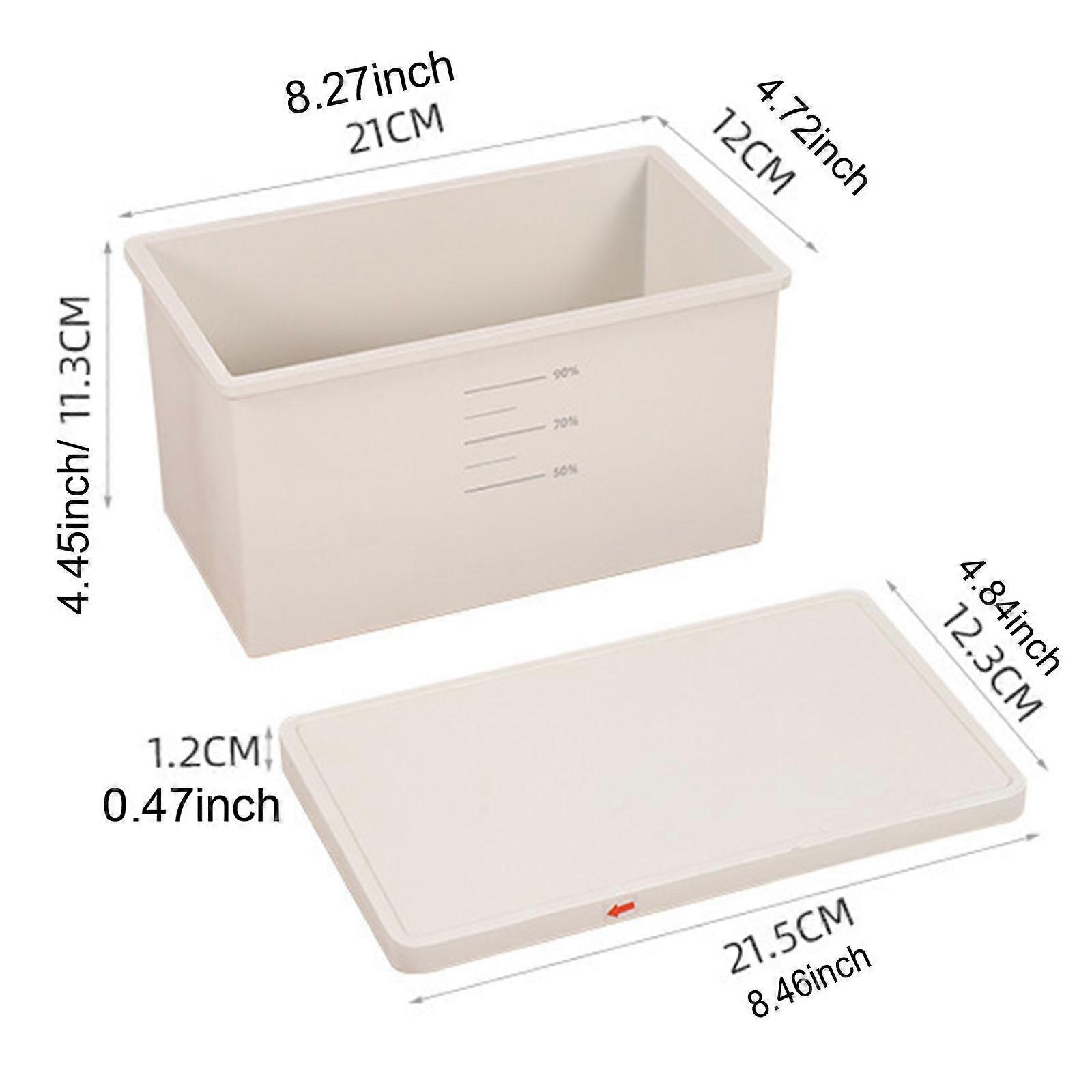 Pullman Loaf Tin Baking Pan Tool Clean Toast Bread Box for Oven Toast Breads white | Fruugo UK