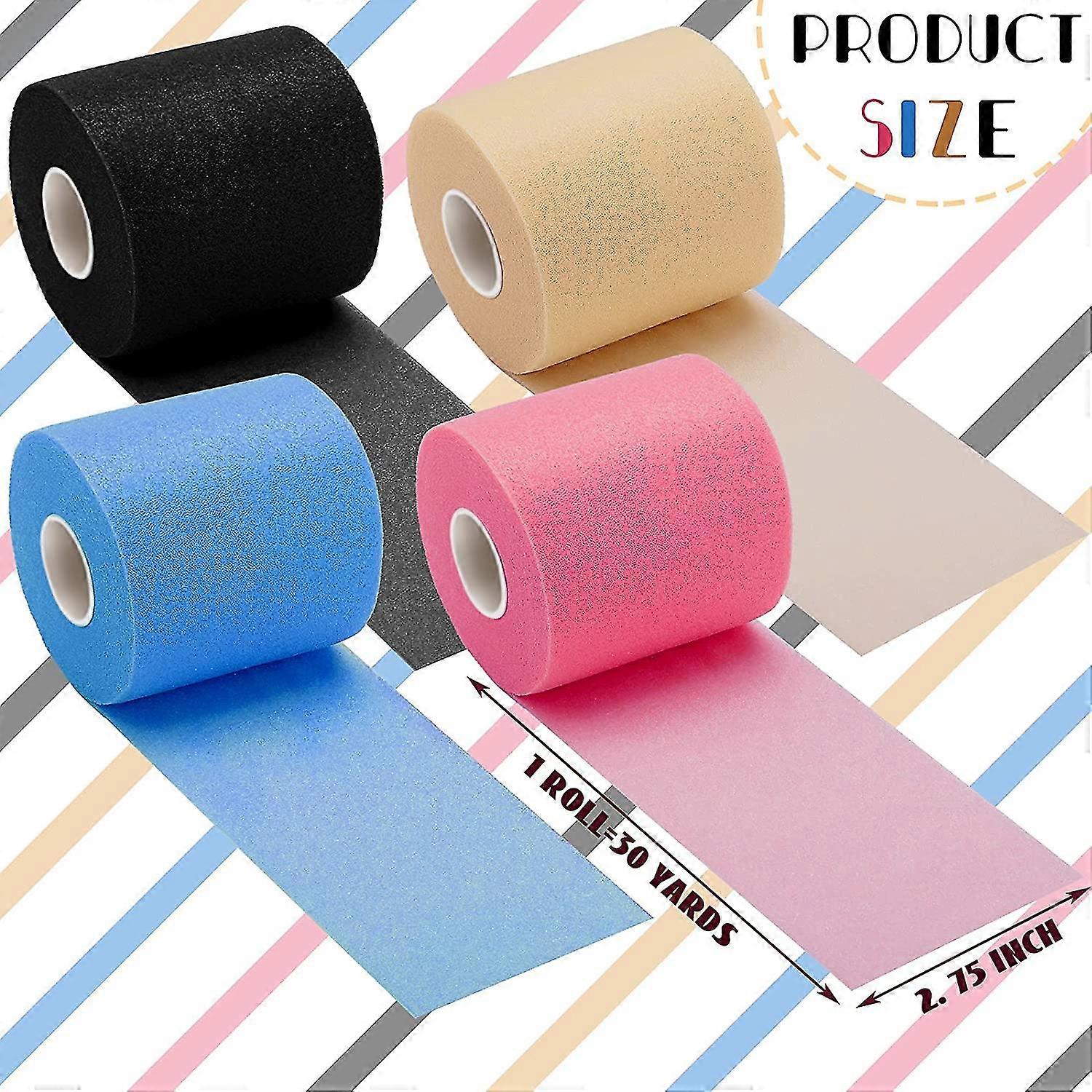 8 Rolls Foam Underwrap Tape Athletic Foam Tape Sports Pre-wrap ...