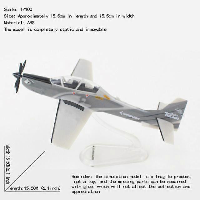 JASON TUTU Embraer A-29 Super Toucan fighter aircraft Diecast 1/100 ...