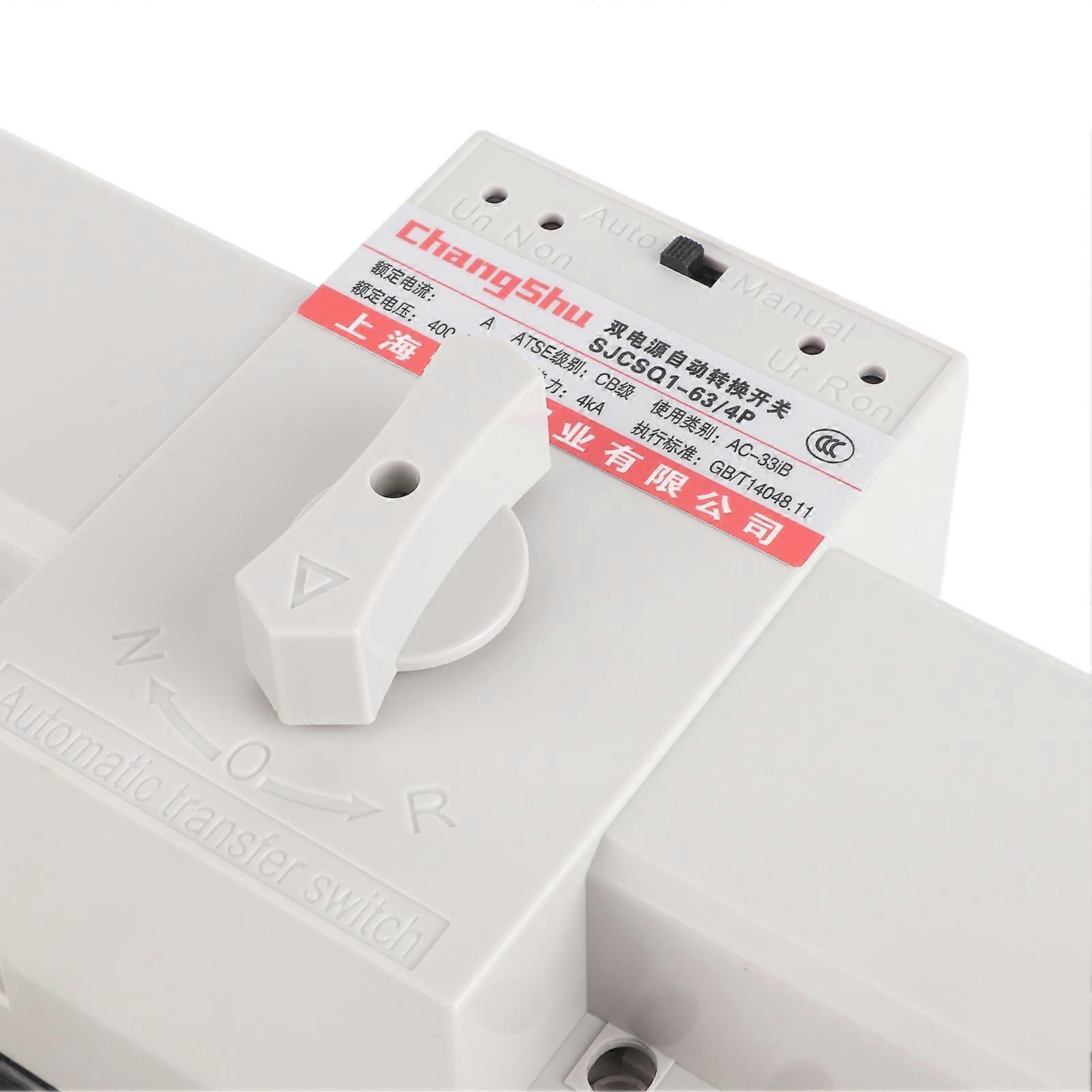 Dual Power Automatic Transfer Switch Electrical Selector Changeover ...