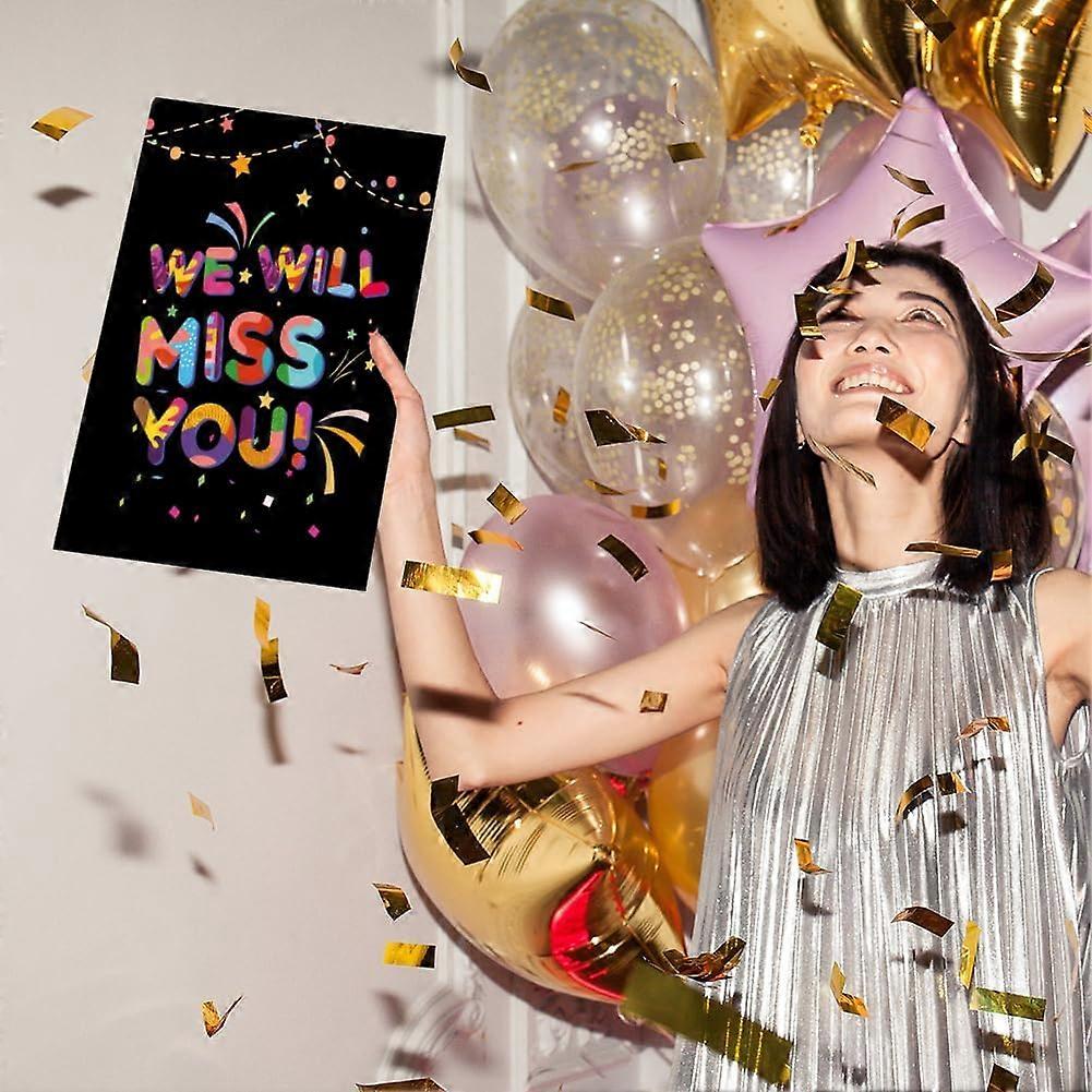 Large Farewell Greeting Card Jumbo Coworker Greeting Card Goodbye Good ...