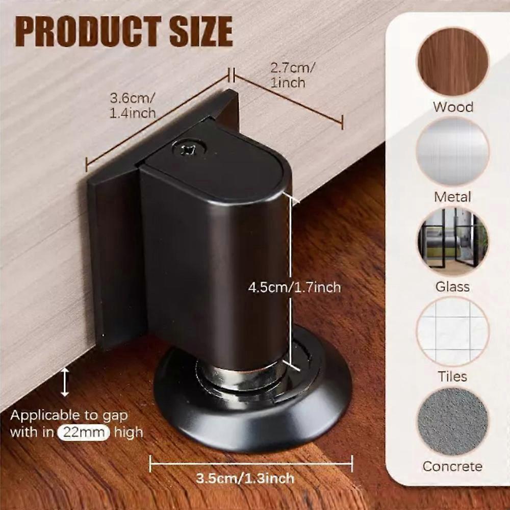 Door Stoppers, 2025 New Magnetic Door Stoppers for Bottom of Door Security | Fruugo PL