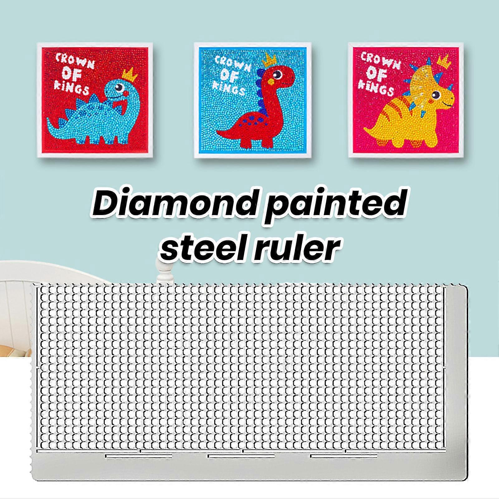 Diamond Painting Ruler Stainless Steel Neat Fast Point Drilling Easy ...