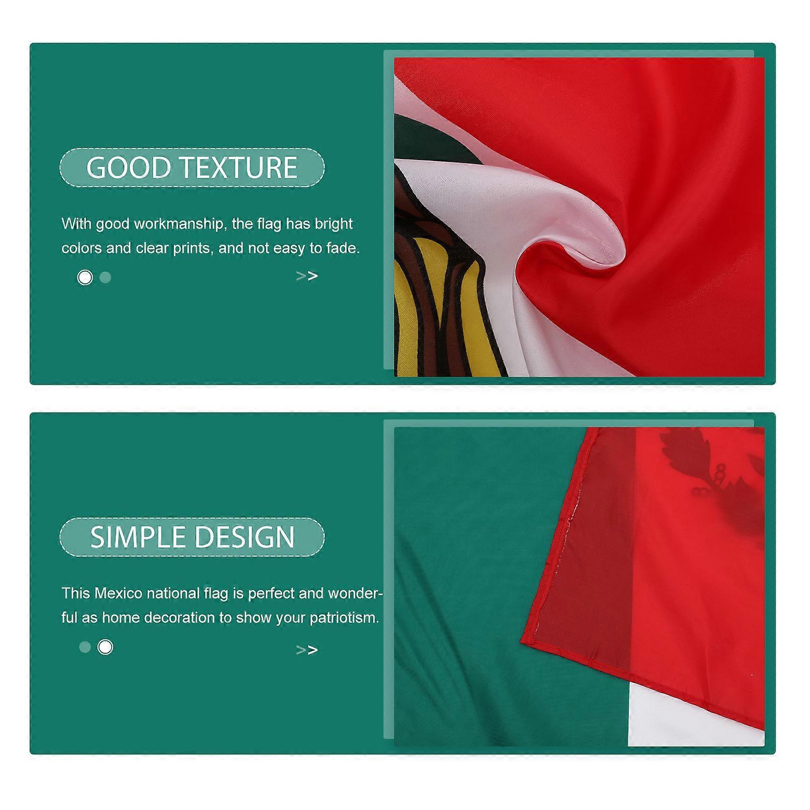 Mexico Flag Vivid Color and Fade Proof Mexican Flag Mexican National ...