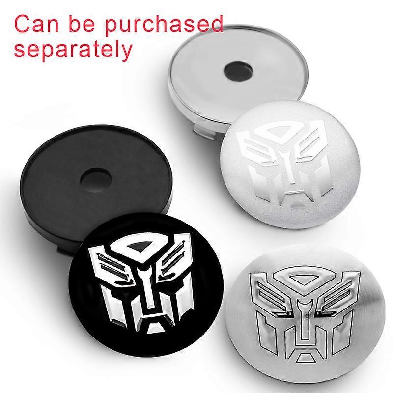 4pcs 56+60mm Cool Autobots Logo Transformers Badge Emblem Car Wheel Hub ...