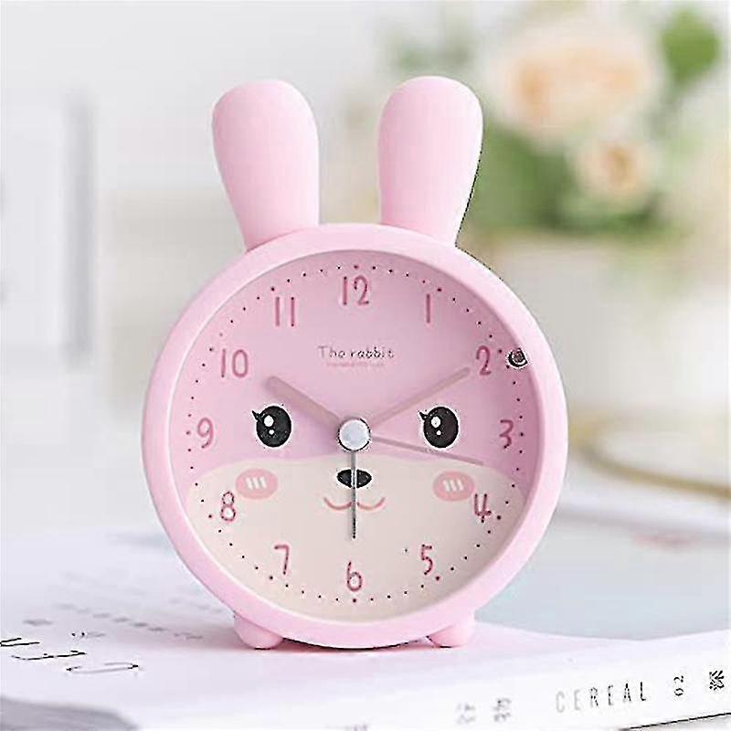 Children'S Alarm Clock for Girls Without Ticking,Rabbit Children'S ...
