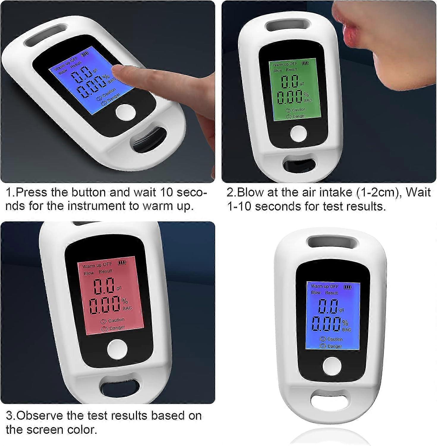 Breathalyzer, Professional Grade Precision Breathalyzer, Portable ...
