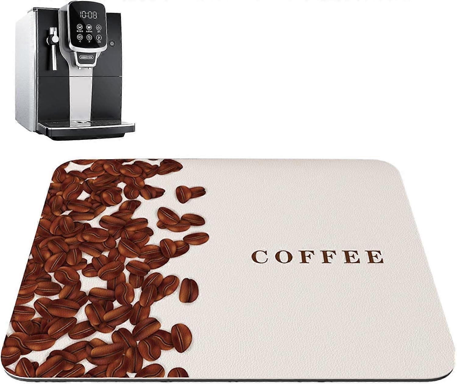 Coffee Mat - Coffee Bar Accessories, Absorbent Stain Resistant Drying ...