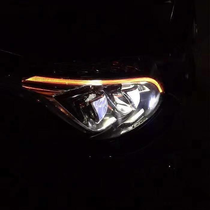 Icedriver for Mercedes Benz C class Yellow DRL RGB multicolor LED ...