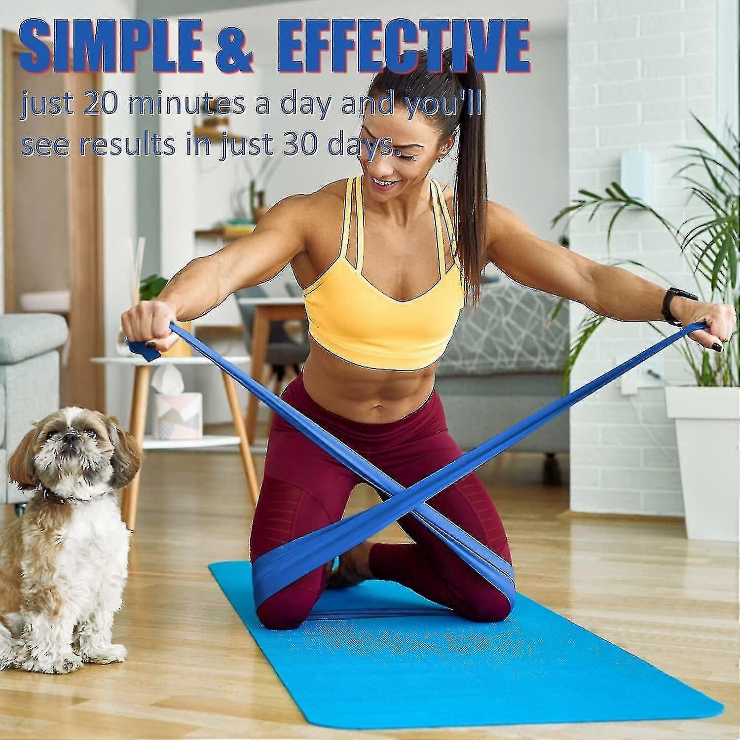 Fitness Bands, Training Band Exercise Band, Set Of 3, 120 X 15 Cm For ...