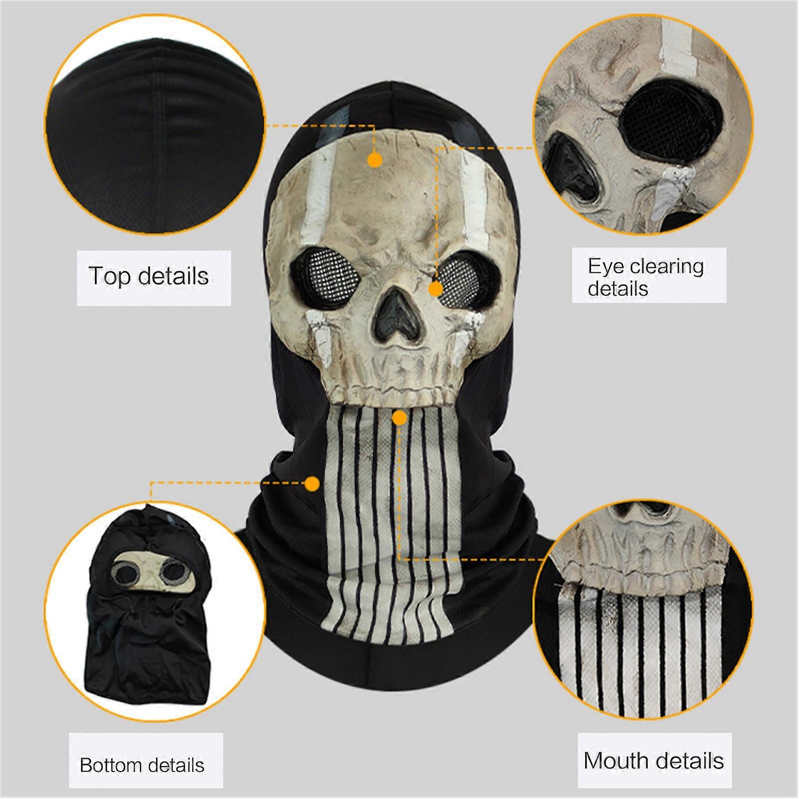 Halloween Scary Skull Mask Halloween Cosplay Prop, Full Head Masque ...