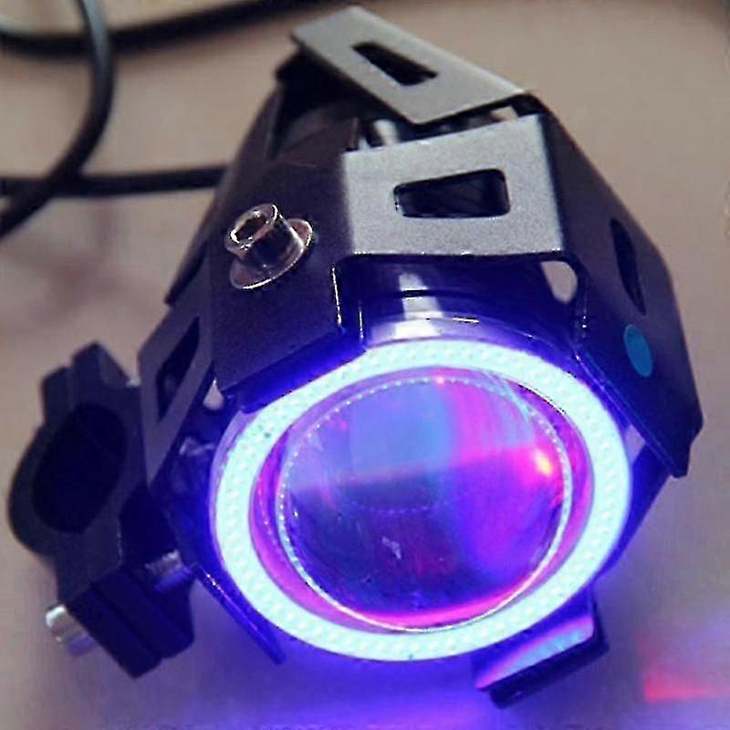 125w Motorcycle Headlight U7 Led Moto Driving Car Fog Spot Head Light ...