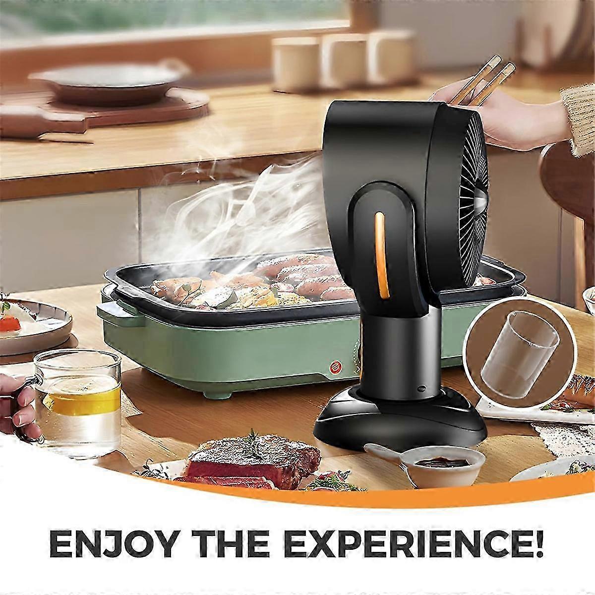 Portable Smoke Purifier Fan with Removable Washable Filter for Smoke ...