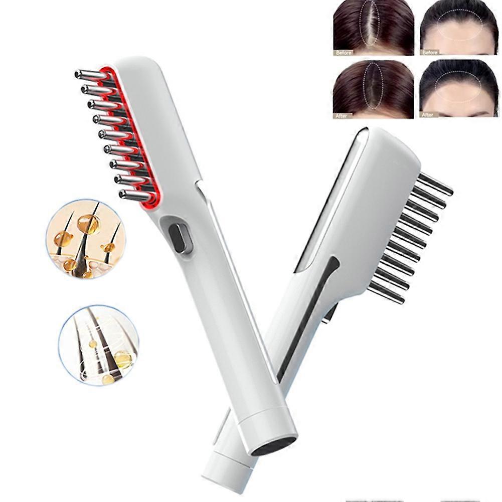 Electric Hair Growth Massage Comb Microcurrent Skin Applicator LED Red ...