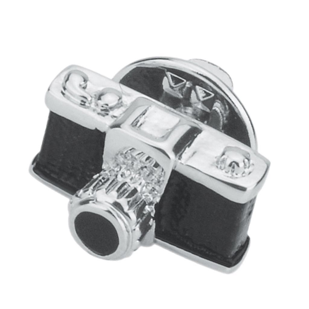 8xBlack Retro Camera Brooch Jewelry Men and Women Suit Corsage Pin ...