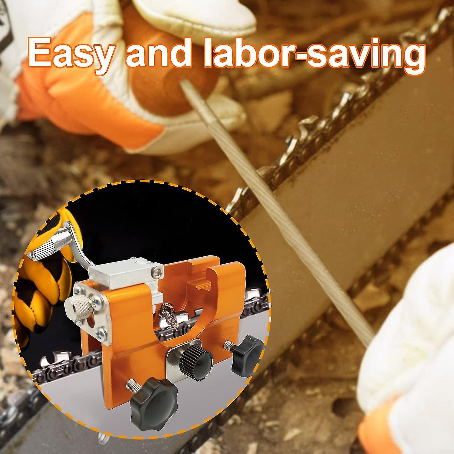 Chainsaw Chain Sharpener, Hand Crank Chainsaw Sharpener, Sharpener ...